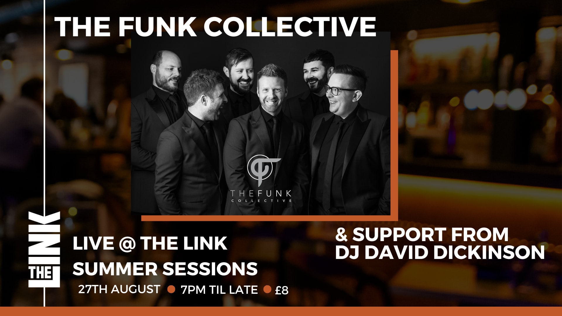 Live at The LINK Summer Sessions Funk Bank Holiday Tickets | Stockton Globe in Stockton | ATG ...
